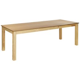 Beliani AUSZIEHBARER Esstisch 160/240/90 cm Helles Holz Madura