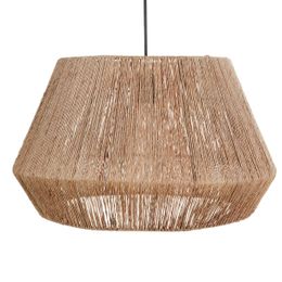 Beliani H&Auml;NGELEUCHTE Jute Naturfarben Birau