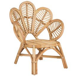 Beliani KINDERSTUHL Rattan Nat&uuml;rlich Florentine Ii