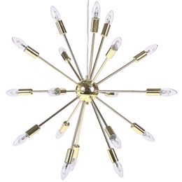 Beliani H&Auml;NGELEUCHTE Maguse 59/59/149 cm