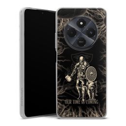 DeinDesign Xiaomi Redmi 14C Handy Silikon H&uuml;lle Case transparent Handyh&uuml;lle Wikinger Vikings Tv Show Designs Silikon Case