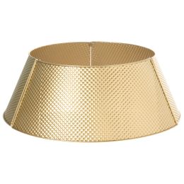 Beliani WEIHNACHTSBAUMKRAGEN 25 cm Gold Lapua