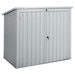 Beliani GER&Auml;TEHAUS Wei&szlig; Moena