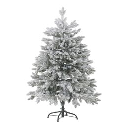 Beliani WEIHNACHTSBAUM 120 cm Wei&szlig; Foraker