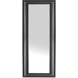 Beliani WANDSPIEGEL schwarz rechteckig 51/141 cm Lunel
