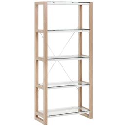 Beliani B&Uuml;CHERREGAL 4 F&auml;cher Jenks