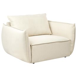 Beliani SESSEL Hellbeige Kunes
