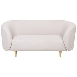 Beliani 2-SITZER-SOFA Polsterbezug Beige Loen