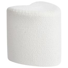 Beliani POUF Cremewei&szlig; Scotia