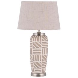 Beliani TISCHLAMPE Traisen 28/28/48 cm