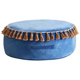 Beliani POUF Marineblau Gotha