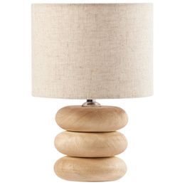 Beliani TISCHLAMPE Braun Betwa