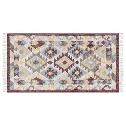 Beliani TEPPICH geflochten Fener 150/80 cm