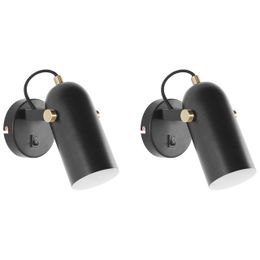 Beliani WANDLEUCHTE Tyria 8/8/17 cm Wandlampe