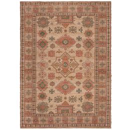 KADIMA DESIGN JUTETEPPICH handgewebt AVILL, orientalisch, Rosa, 120 x 170 cm