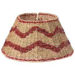 Beliani WEIHNACHTSBAUMKRAGEN 24 cm Naturfarben Hiver
