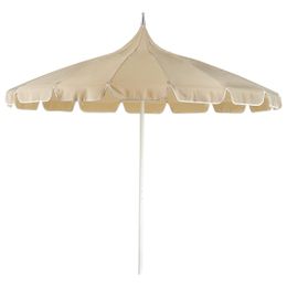 Beliani SONNENSCHIRM Beige Minoa
