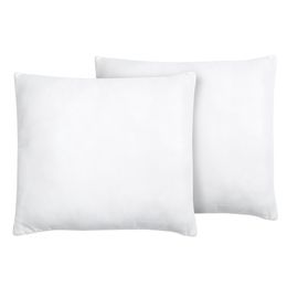 Beliani KOPFKISSEN 2er-Set Wei&szlig; 80/80 cm Errigal