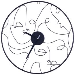 Beliani WANDUHR Metall schwarz Menton