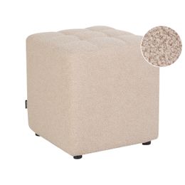 Beliani POUF Beige Kansas