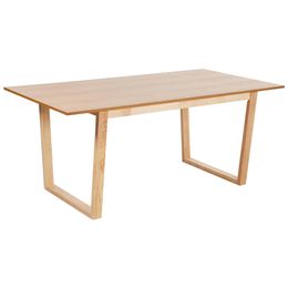 Beliani ESSTISCH Holz hellbraun 180/95 cm Camden