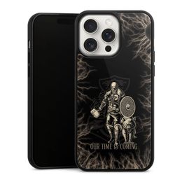 DeinDesign iPhone 15 Pro Max Handy Gallery Case Handyh&uuml;lle 9H Geh&auml;rtetes Glas R&uuml;ckseite H&uuml;lle Tv Show Designs Wikinger Vikings Gallery Case