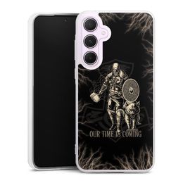 DeinDesign Galaxy A55 5G Handy Silikon H&uuml;lle Case transparent Handyh&uuml;lle Tv Show Designs Wikinger Vikings Silikon Case