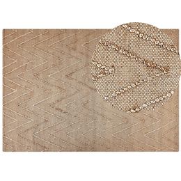 Beliani TEPPICH geflochten Daday 230/160 cm