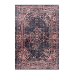 KADIMA DESIGN TEPPICH Flachgewebe Waschbar PIZOL in Rot, orientalisch, 80 x 250 cm