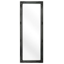 Beliani WANDSPIEGEL schwarz rechteckig 50/130 cm Fougeres