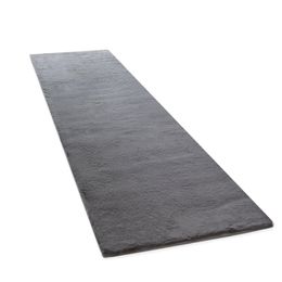 KADIMA DESIGN HOCHFLORTEPPICH, einfarbig, Anthrazit, 80 x 300 cm