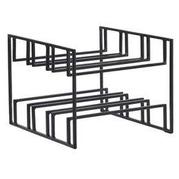 KADIMA DESIGN WEINREGAL Eisen Modern Stil f&uuml;r 6 Flaschen stehend
