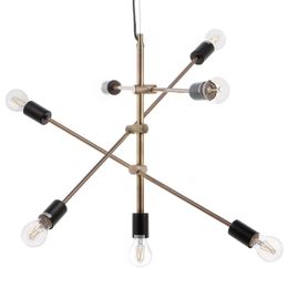 Beliani H&Auml;NGELEUCHTE Cremera 74/52/126 cm