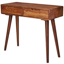 KADIMA DESIGN KONSOLENTISCH &ndash; Massivholz, 90 cm, handgefertigt, Landhausstil