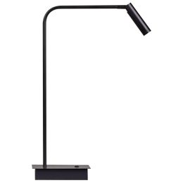Beliani LED SCHREIBTISCHLAMPE Schwarz Lawson