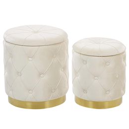 Beliani POUF Pueblo 40-33/40-33/44-36 cm