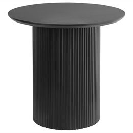 Beliani BEISTELLTISCH Schwarz Leona