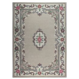 KADIMA DESIGN WOLLTEPPICH BEAULY, klassisch, Braun-Beige, 120 x 180 cm