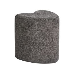 Beliani POUF Dunkelgrau Scotia