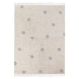 Beliani KURZFLOR-TEPPICH Beige 140/200 cm Dardere