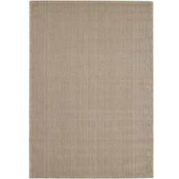 KADIMA DESIGN TEPPICH Flachgewebe CIMA in Beige, einfarbig, 80 x 150 cm
