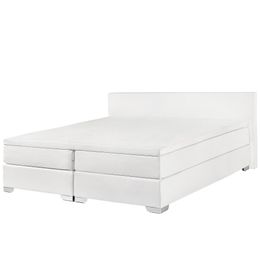 Beliani BOXSPRINGBETT 180/200cm Wei&szlig; President