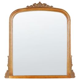 Beliani WANDSPIEGEL Gold Metall 75/78 cm Sussey