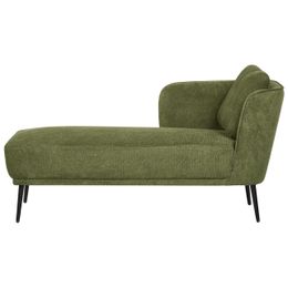 Beliani CHAISELONGUE Gr&uuml;n Artheze