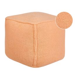 Beliani POUF Orange Alipur