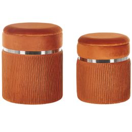Beliani POUF Camdenton 36-31/36-31/44-38 cm
