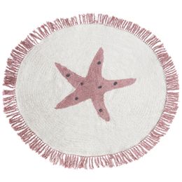 Beliani KINDERTEPPICH Stars 120/120 cm
