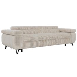 3-SITZER SOFA PETER - Beige Cord