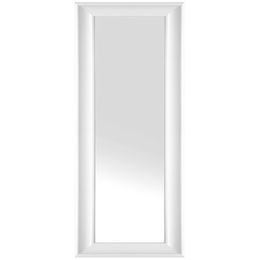 Beliani WANDSPIEGEL wei&szlig; rechteckig 51/141 cm Lunel