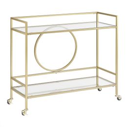 Beliani SERVIERWAGEN Gold Kerry